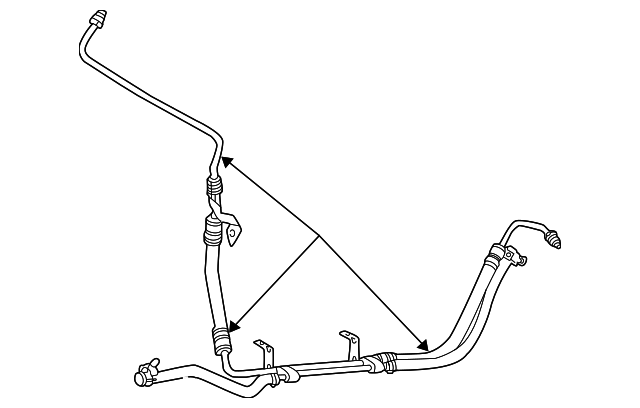 2003-2009 Chrysler PT Cruiser Power Steering Pressure Hose 5272319AM ...