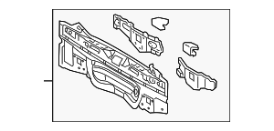 2010-2015 Toyota Rear Body Panel 58307-47060 | Toyota Parts Center