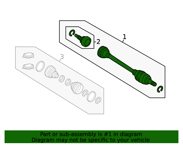 2013-2023 Land Rover CV Axle Assembly LR161705 | AutoNationParts.com