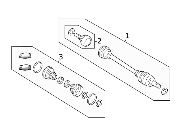 Genuine OEM Axle Assembly Part# LR161701 Fits 2013-2024 Land Rover: Up ...