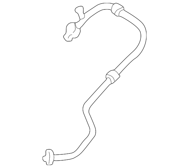 2001-2004 Subaru Outback Discharge Hose Ac [ H6 3.0 ] 73424AE06A ...