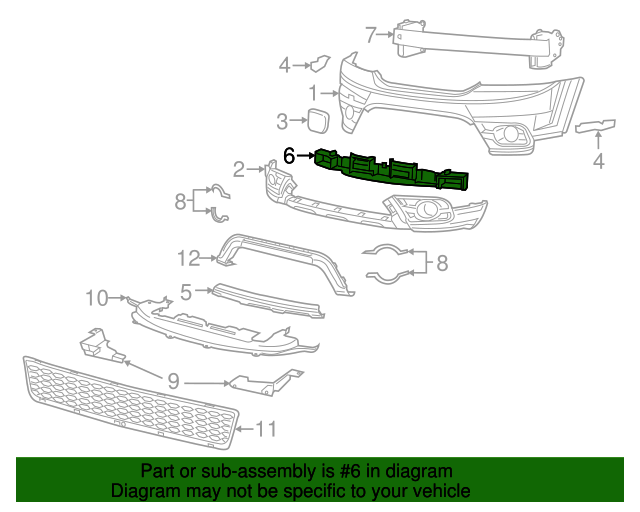 2014-2020 Dodge Journey Absorber 68225705AA | TascaParts.com