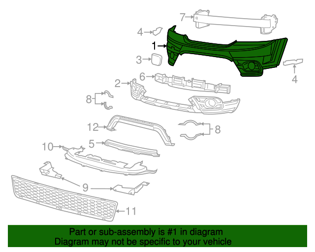 2014-2020 Dodge Journey Fascia 5QZ97TZZAC | TascaParts.com