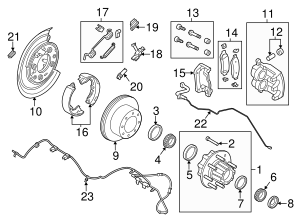 M2MZ-1109-D - Hub Assembly 2005-2016 Ford | Ford Parts Direct