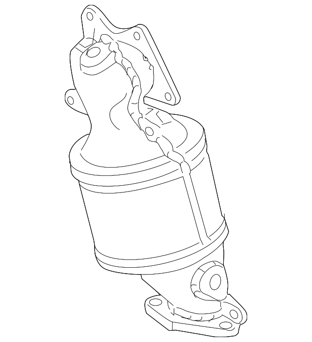 18190-RV0-A00 - Converter, Front Primary - 2011-2013 Honda Odyssey ...