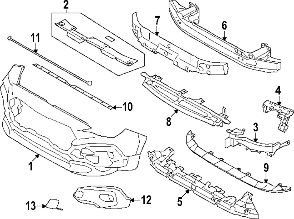 Genuine OEM Bumper Cover Part# 57704FN30A Fits 2024 Subaru Crosstrek ...