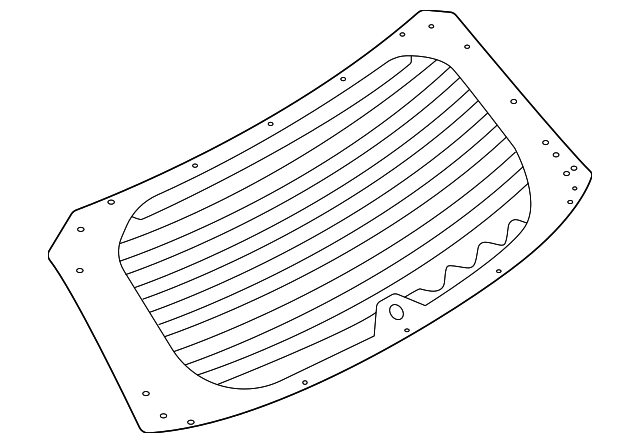 2022-2024 Mitsubishi Lift Gate Glass 5805A756 | Mitsubishi Parts Warehouse