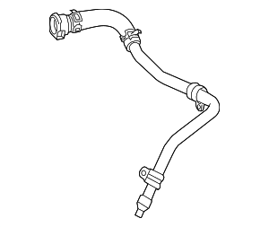 133-200-00-53 - Coolant Hose 2014-2019 Mercedes-Benz CLA 45 AMG ...