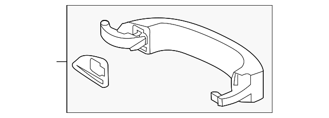 2011-2016 Volkswagen Touareg Handle, Outside 7P6-837-206-H-GRU | VW ...