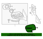 96373-4BA0A | Nissan Cover-Mirror Body Rh - Genuine OEM | 963734BA0A ...