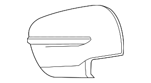 2014-2024 Nissan Mirror Cover 96373-4BA0A | TascaParts.com