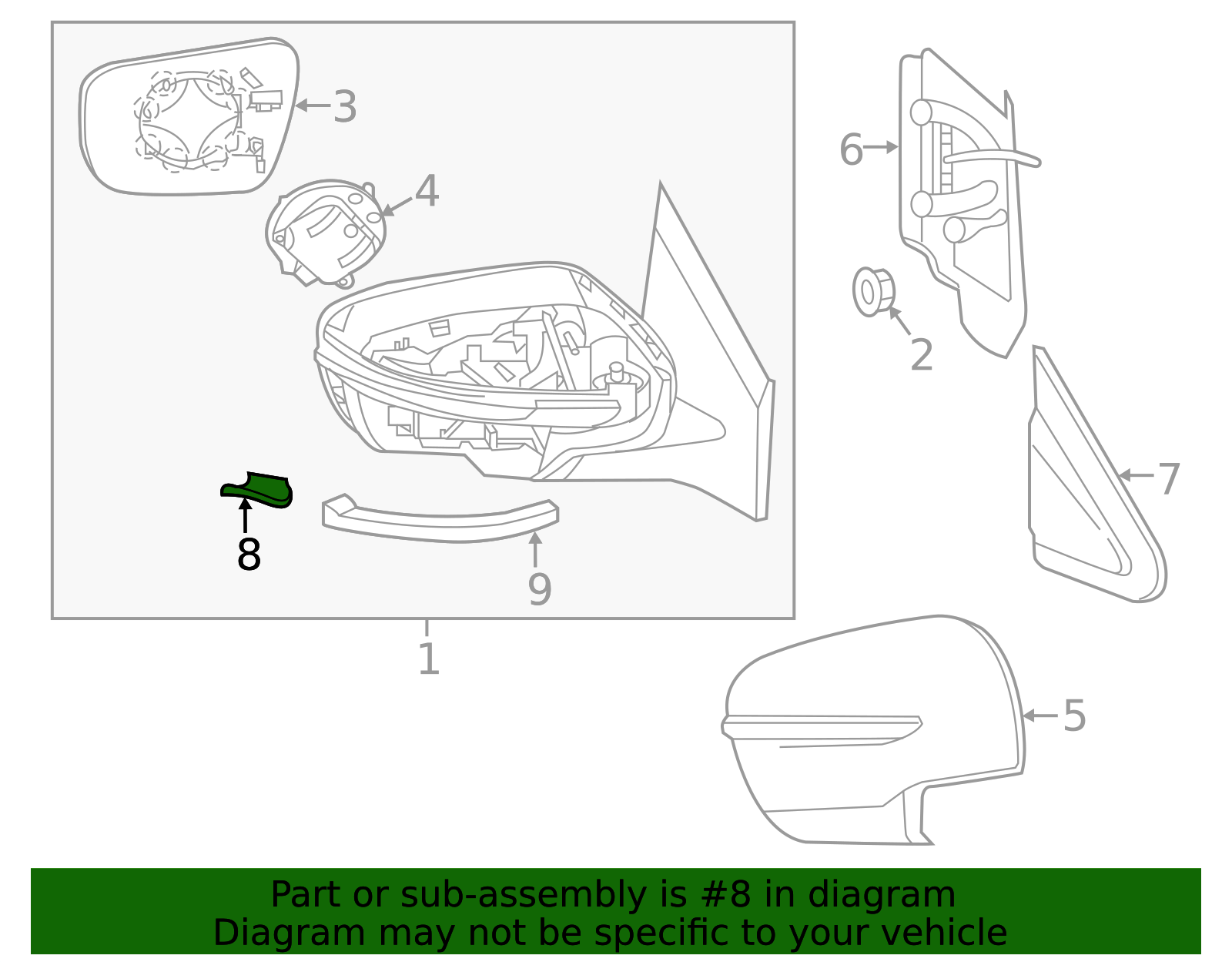 26165-9TB0C - Signal Lamp - 2015-2024 Nissan | Nissan OEM Parts Direct