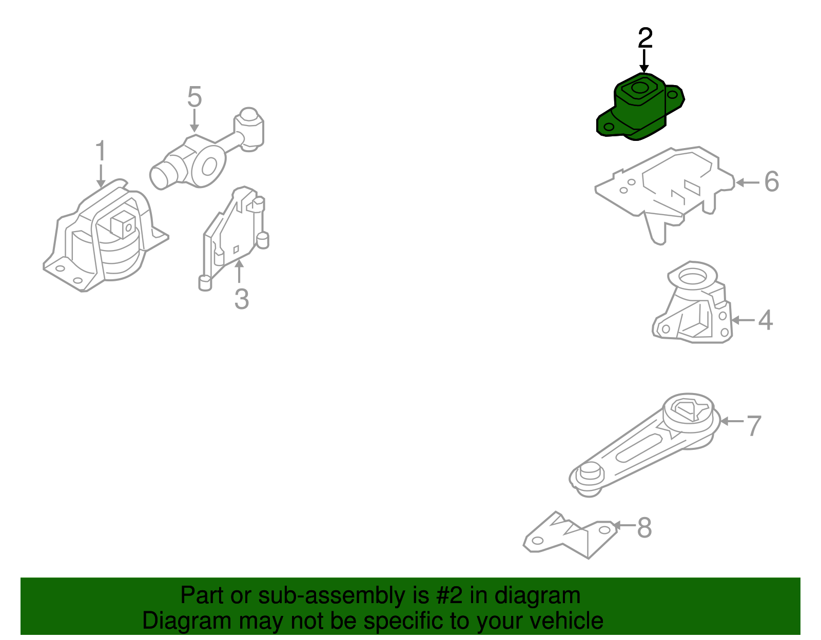 2009-2014 Nissan Cube Front Mount 11220-ED000 | My Nissan Part