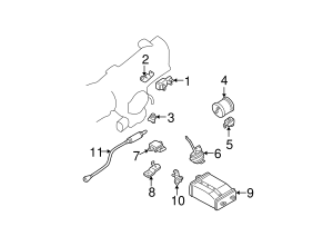 2000-2006 Nissan Vapor Canister Purge Solenoid 14930-5M00A | TascaParts.com