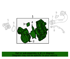 11518054857 - 2020-2023 BMW Water Pump Assembly (11-51-8-054-857) | BMW ...