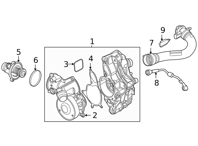 11518054857 - 2020-2023 BMW Water Pump Assembly (11-51-8-054-857) | BMW ...