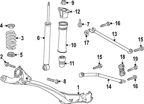Rear Suspension for 2024 Buick Encore GX | GM Parts Center