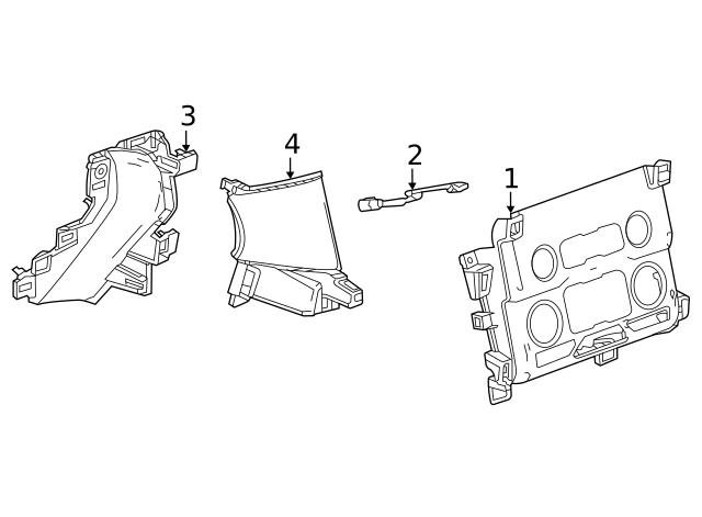 84564937 - Synthesis Driver Side Instrument Panel Lower Center Trim ...