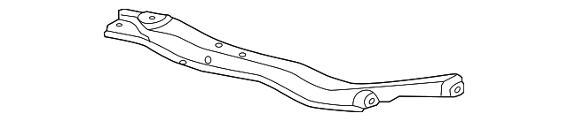 2012-2015 Toyota Tacoma Bumper Cover Support Rail (Left, Front) 52126 ...