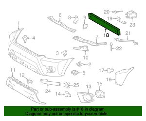 2012-2015 Toyota Tacoma Reinforcement 52131-04030 | Toyota Parts Center