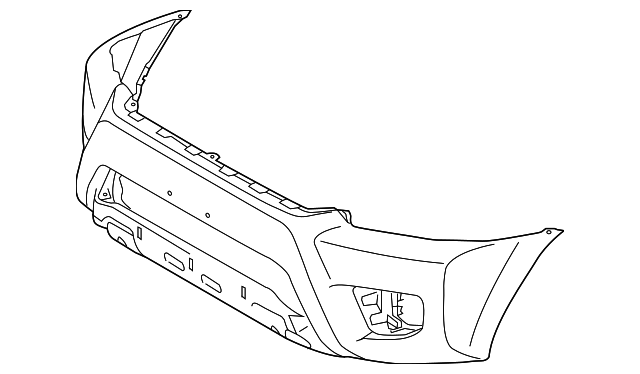 52119-04060 - Cover Front Bumper - 2012-2015 Toyota Tacoma | Lithia ...