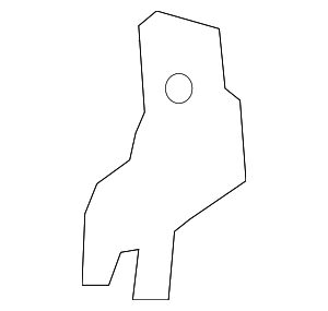 52531-04010 - Upper Retainer Retainer - 2012-2015 Toyota Tacoma ...