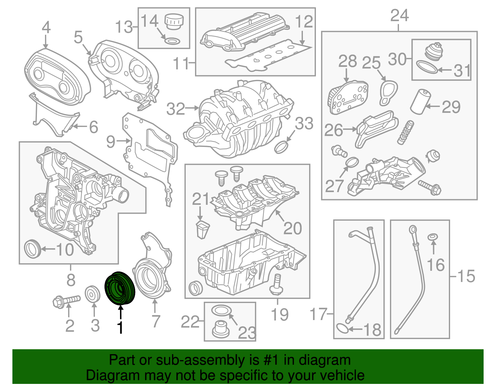 2012-2018 Chevrolet Crankshaft Balancer 55565300 | OEM Parts Online