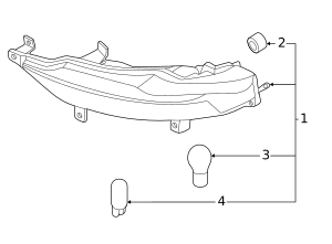 2022-2023 Hyundai Tucson Back Up Light Assembly 92405-N9000 ...