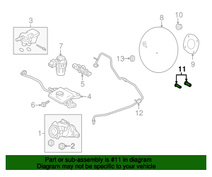 2010-2013 Ford Transit Connect Power Booster Pin YS4Z-2L523-AA ...