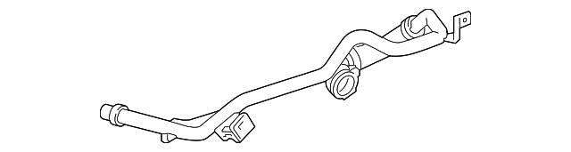 256-203-06-02 - Water Feed Tube 2019-2023 Mercedes-Benz | Mercedes-Benz ...