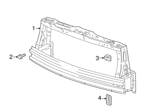 Radiator Support for 2013 Chevrolet Spark | GMPartsDirect.com
