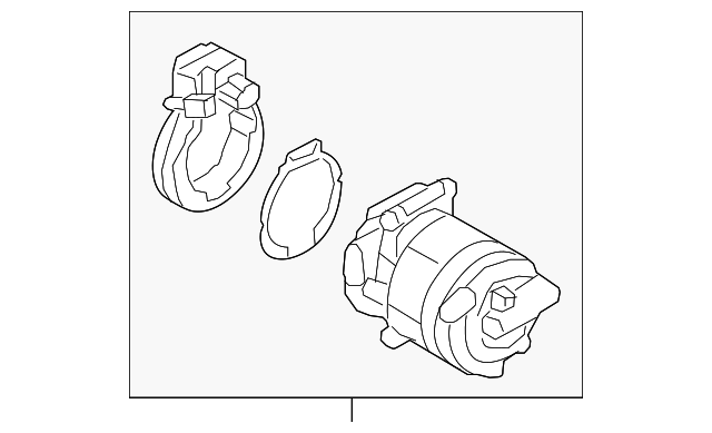 97701-E6000 - Compressor Assembly 2017-2020 Kia Optima | Kia.Parts Store