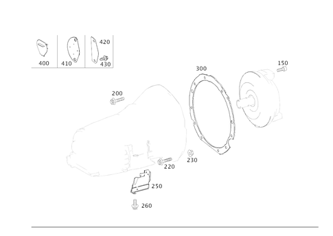 Attached Parts for Transmission, Oil Filler Pipe for 2018 Mercedes-Benz ...