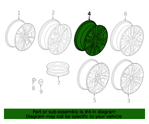 2020-2023 Cadillac Wheel 85520392 | AutoNationParts.com