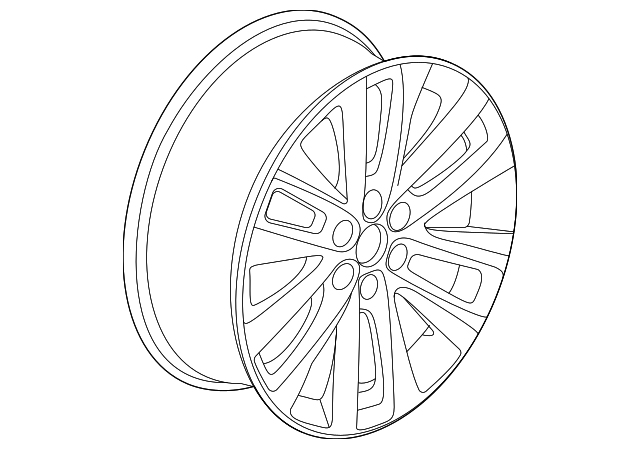2017-2025 Cadillac Wheel, Alloy 84444233 GM | GMPartsDirect.com