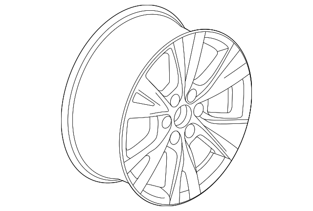 2020-2025 Cadillac 18x8 Aluminum Wheel 84180449 GM | GMPartsDirect.com