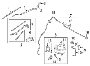 28920-JA00A - Washer Pump 2007-2024 Nissan | Nissan Parts & Accessories ...