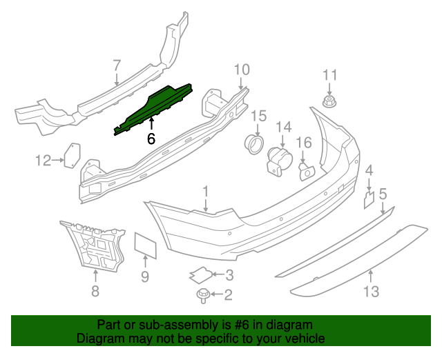51128054200 - 2013-2019 BMW Lower Reinforced (51-12-8-054-200) | BMW of ...