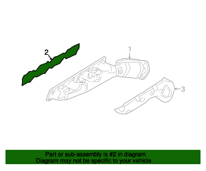 2011-2020 Infiniti Manifold Gasket 14036-1LA0A | Infiniti OEM Parts Online