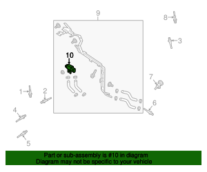 2013-2016 Porsche Cayenne Pressure Sensor 958-606-151-10 | Porsche Marin