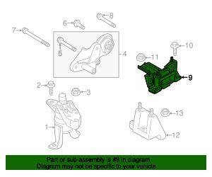D651-39-070B - Trans Mount - 2011-2014 Mazda 2 | Mazda Swag