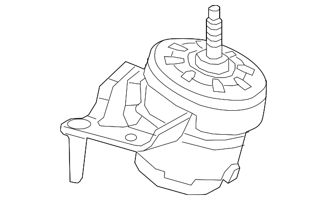 2018-2019 Jeep Wrangler Motor Mount - Passenger Side (RH) 68271526AC ...