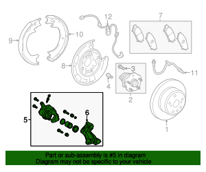 47850-0E070 - Caliper Assembly 2014-2020 Toyota | AutoNation Parts
