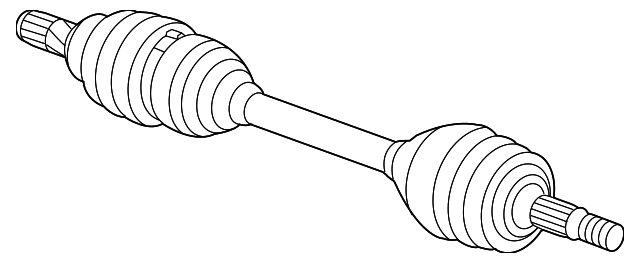 39124505 GM Front Driver Side Half-Shaft Assembly | GM Parts Store