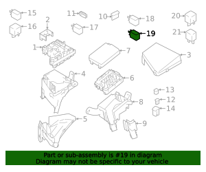 2009-2025 Subaru Relay 82501TC000 | Subaru Parts Store