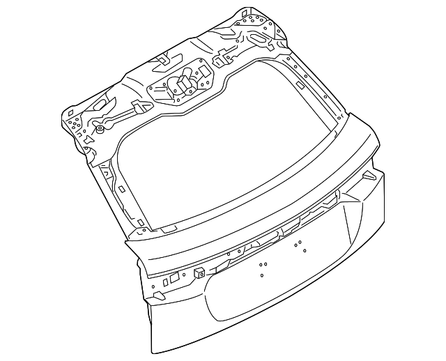 Genuine OEM Lift Gate Part# LR110352 Fits 2018-2023 Land Rover Range ...
