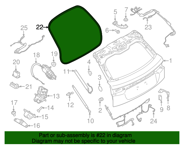 2018 Land Rover Range Rover Velar Weather-Strip On Body LR092606 ...