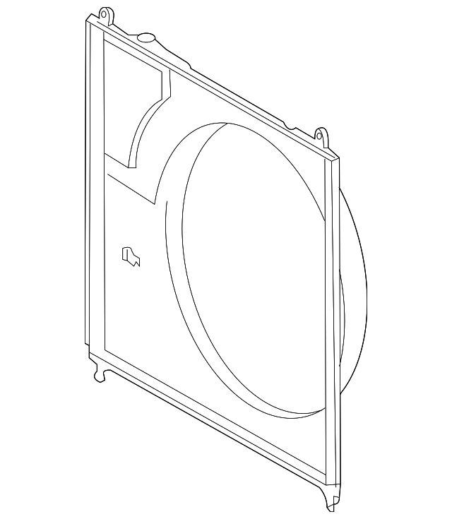 2007-2008 Toyota Fan Shroud 16712-0S010 | Toyota Parts Center
