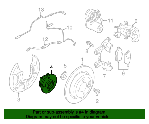33-41-6-851-589 - Wheel Bearing and Hub Assembly 2016-2023 Mini ...