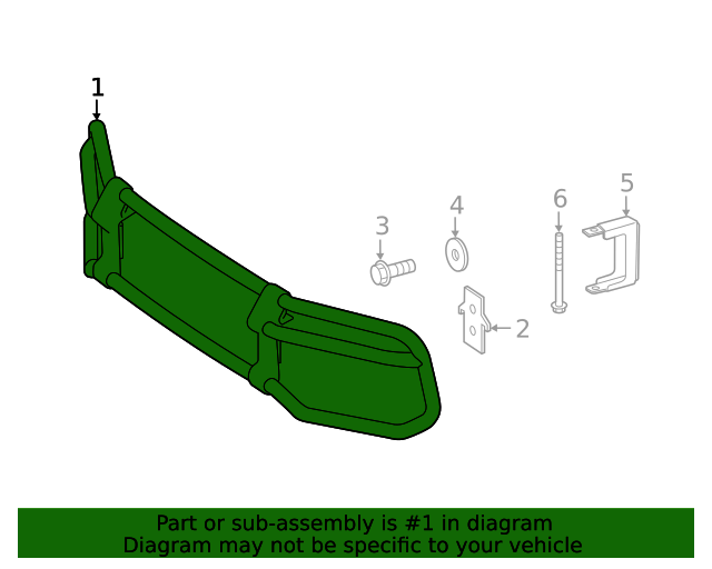 463-880-76-01 - Bumper Guard 2019-2023 Mercedes-Benz G 63 AMG ...